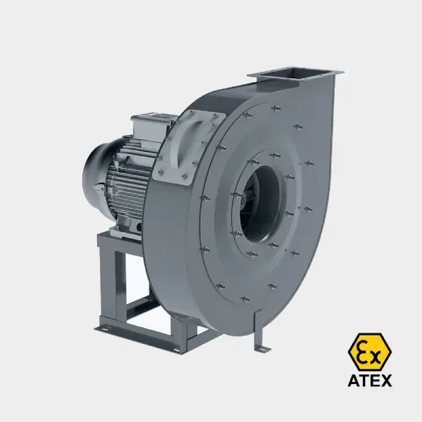 ATEX High-Pressure Centrifugal Fan with Backward Curved Blades – Specifex